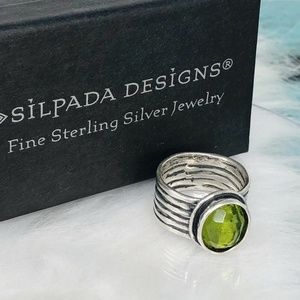 Silpada | Jewelry | Silpada Sterling Silver Emerald Ring | Poshmark
